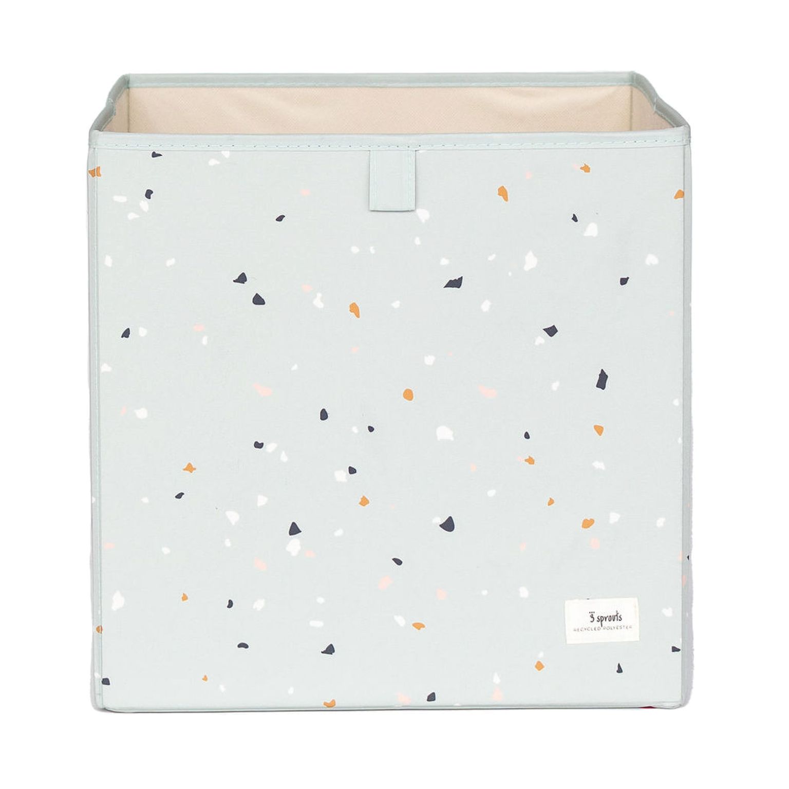 3 Sprouts Storage Box, Terrazzo/Green - 3 Sprouts - Import for Kids ApS