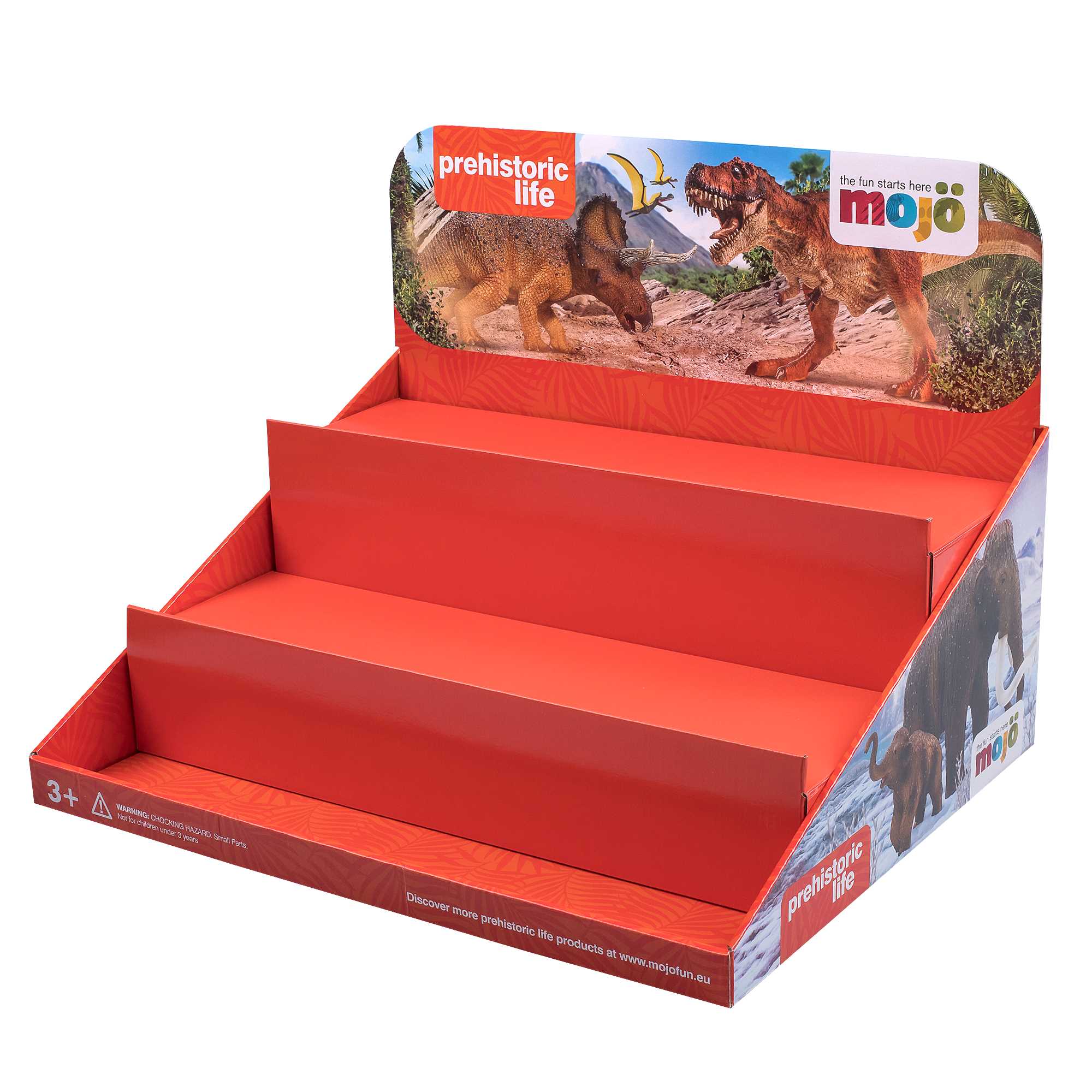 Mojo Cardboard display, Prehistoric Life - Mojo - Import for Kids ApS