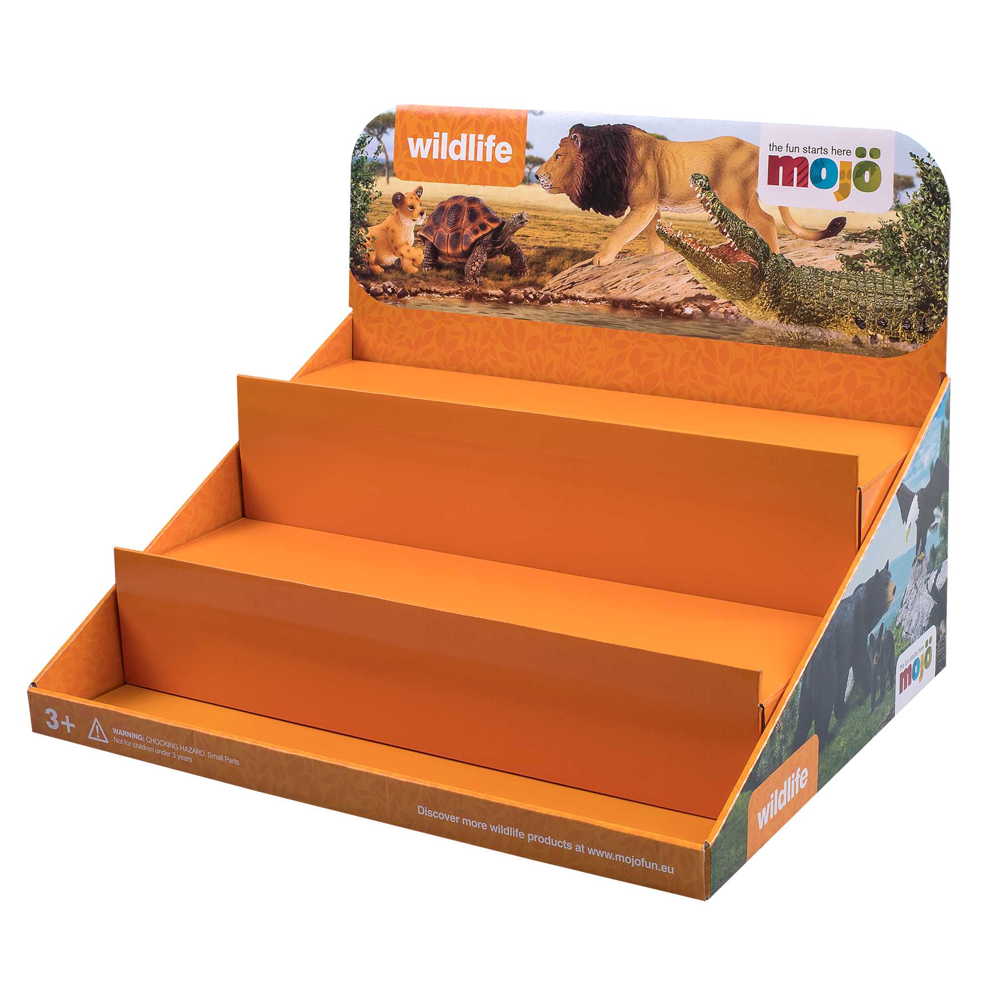 Mojo Cardboard display, Wildlife - Mojo - Import for Kids ApS