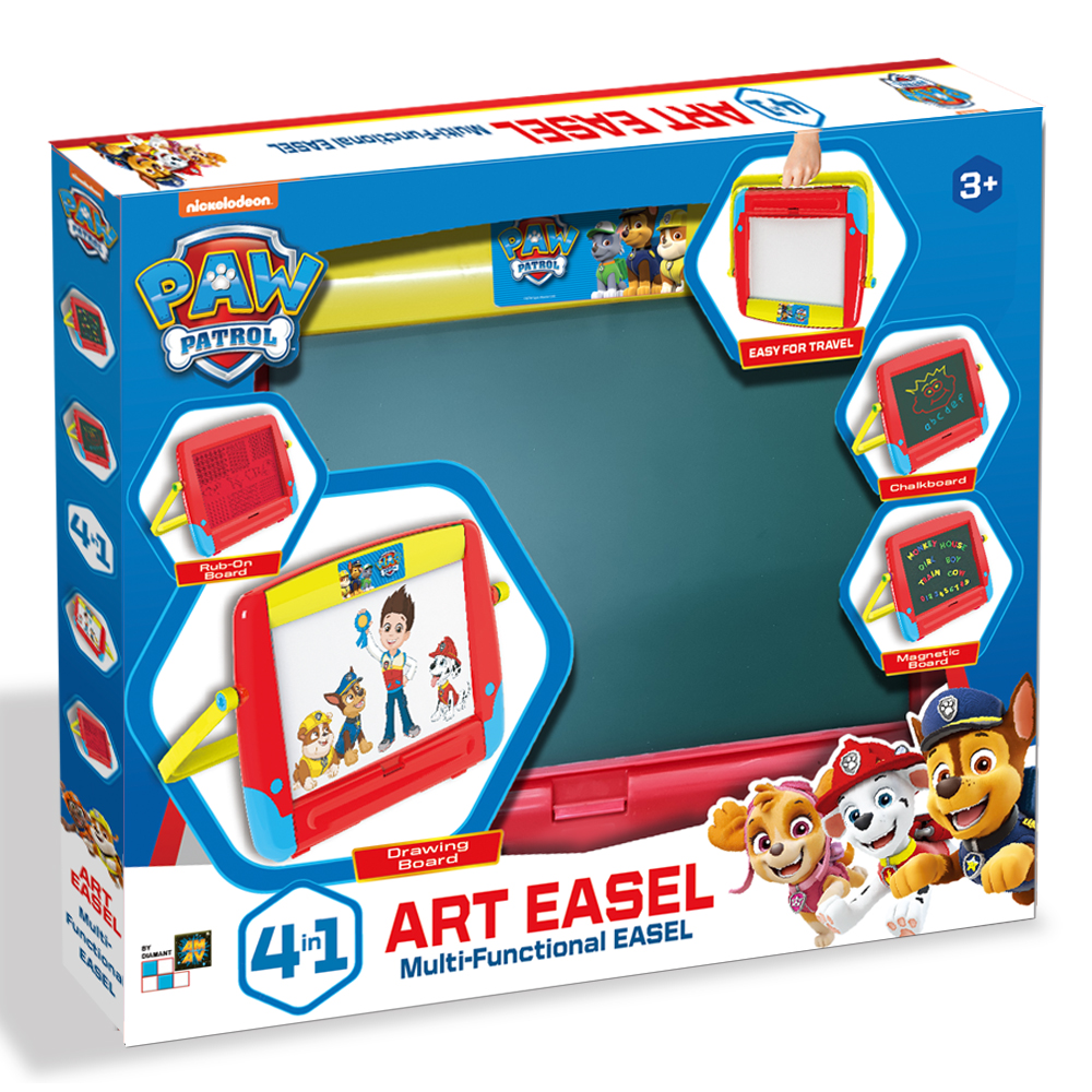 Paw Patrol Easel and Drawing Board - 4 in 1 Art Easel - Paw Patrol ...