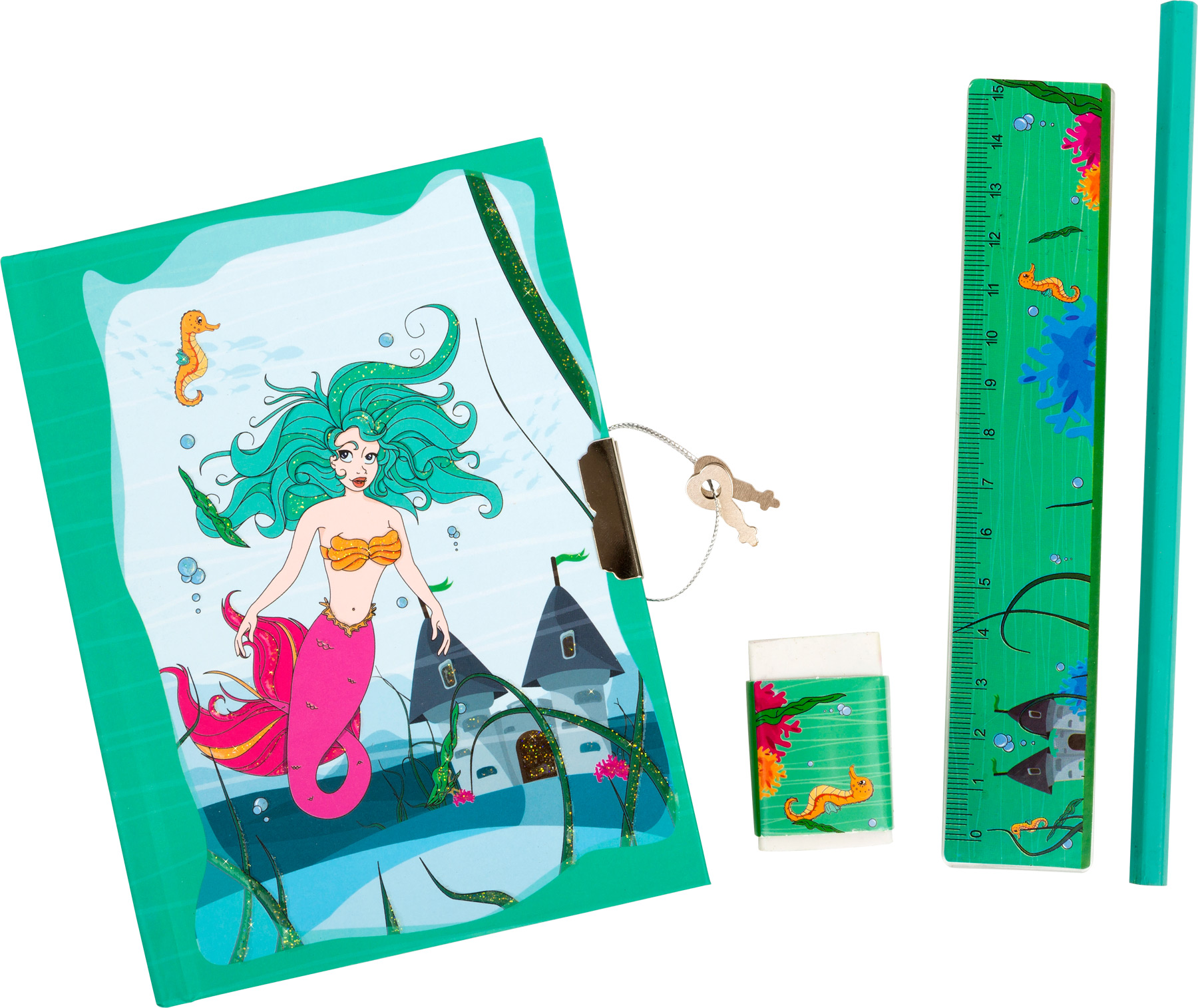 Playing Diary with Mermaid and Accessories - Writing and painting ...