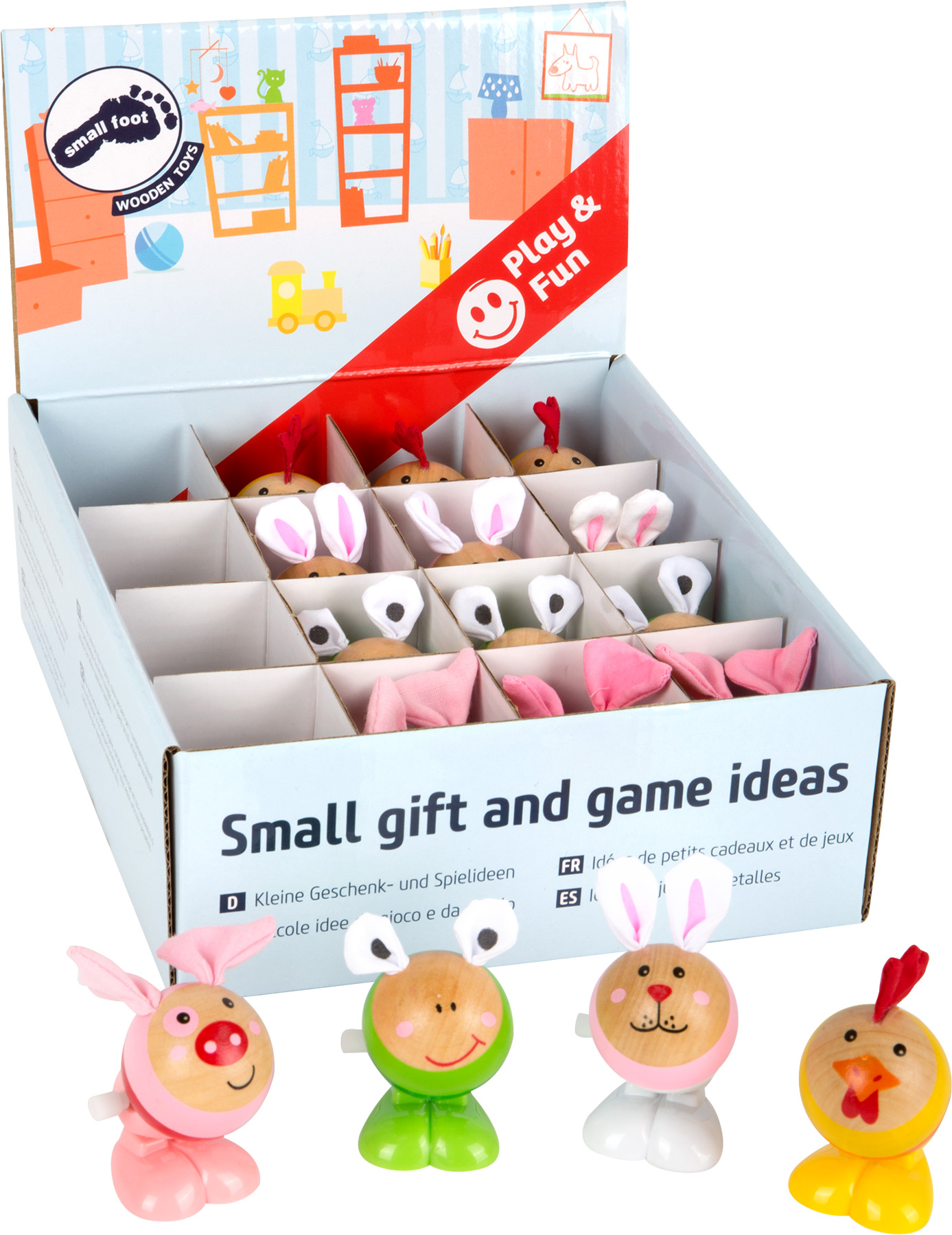 small foot Wooden Jumping Animals Display - small foot - Import for ...