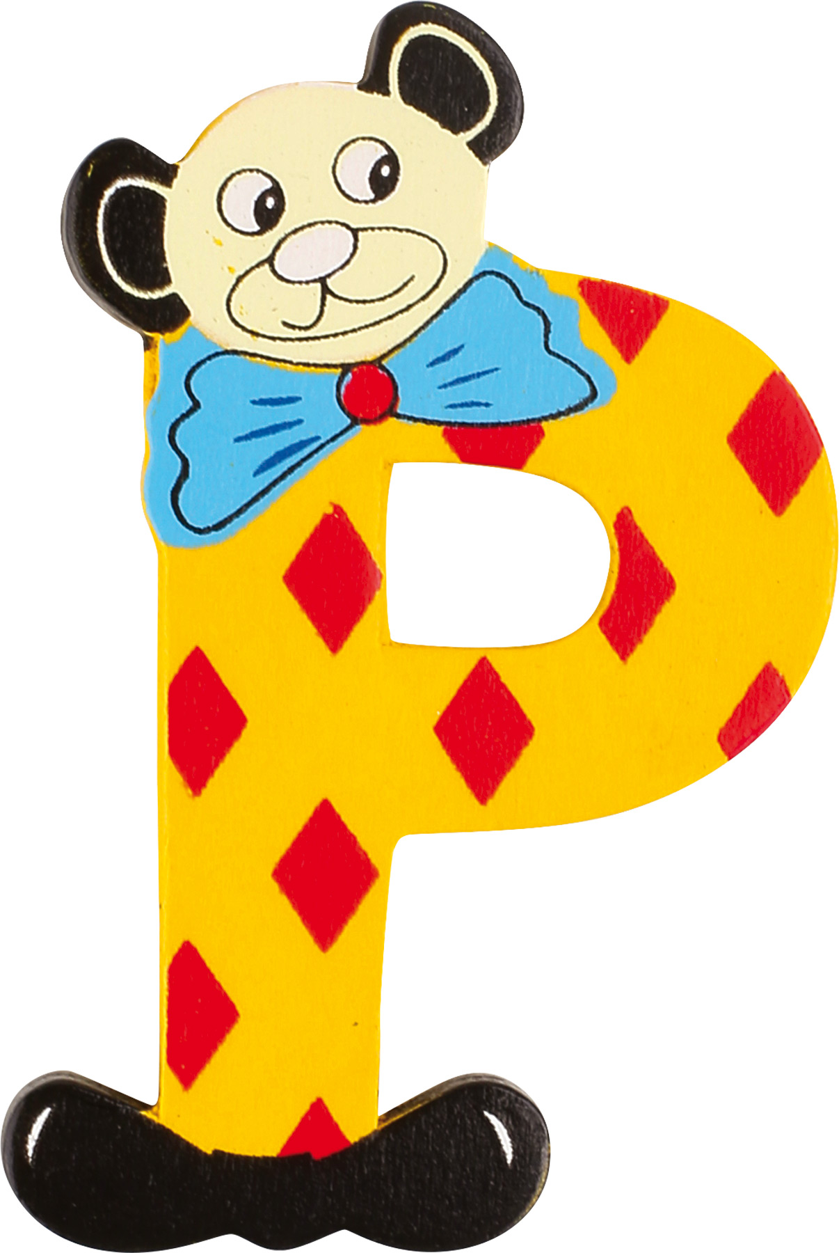 small foot Wooden-Letter P, Bear - small foot - Import for Kids ApS